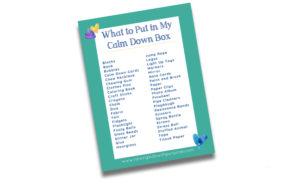 Calm Down Kit Ideas to Help Kids Manage Big Emotions | Free Printable ...