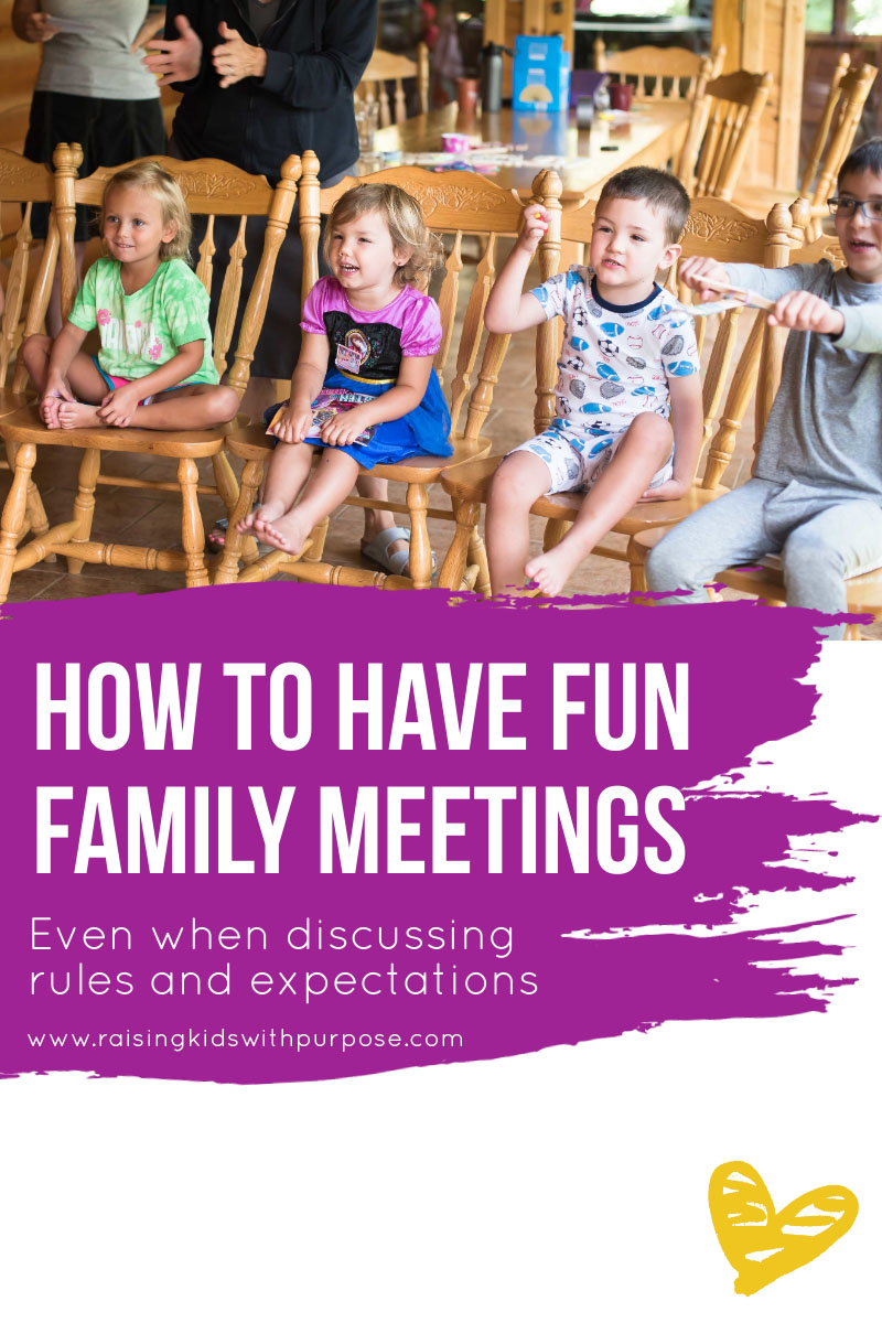 8 Tips For Having a Family Meeting - Raising Kids With Purpose