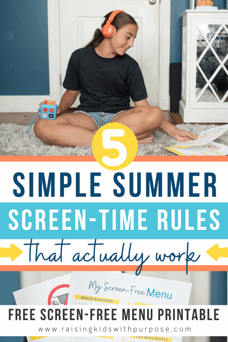 5 Simple Summer Screen Time Rules That Actually Work